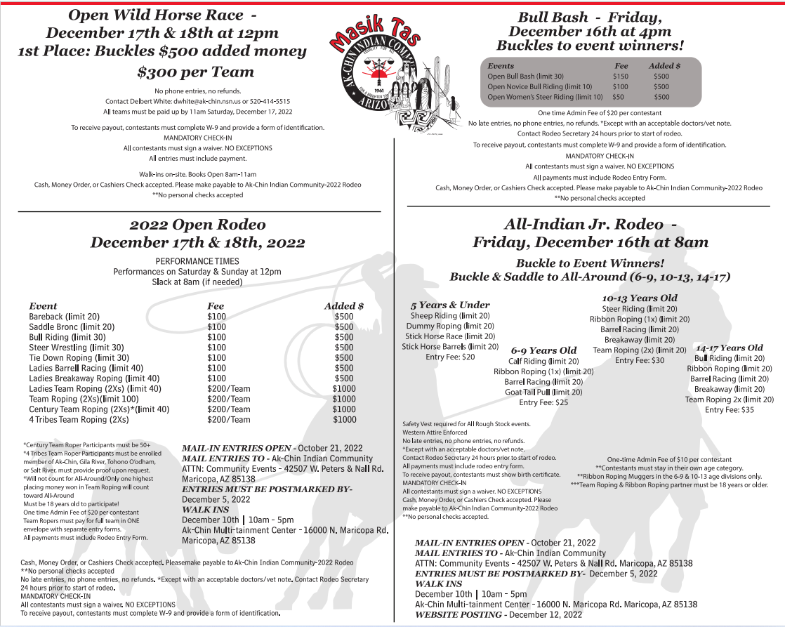 Light parade, carnival, rodeo, concerts highlight annual Ak-Chin Masik ...