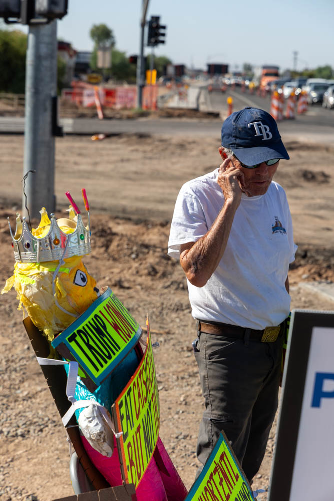 The city confiscated Jeff Northrup's Trump doll. Next come criminal ...