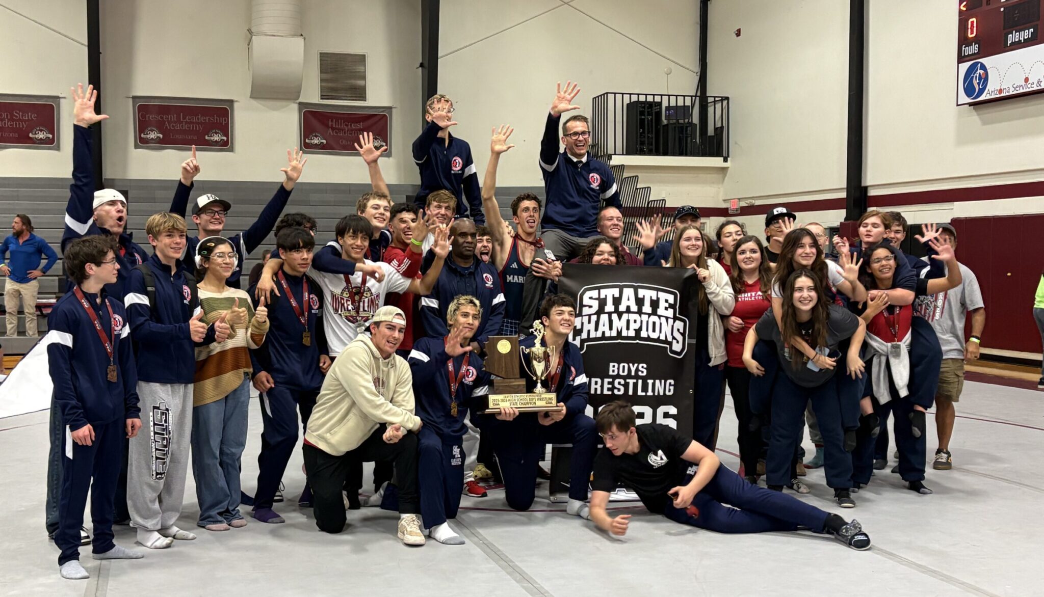 Heroes win 5th state wrestling title, exit CAA undefeated - InMaricopa.com