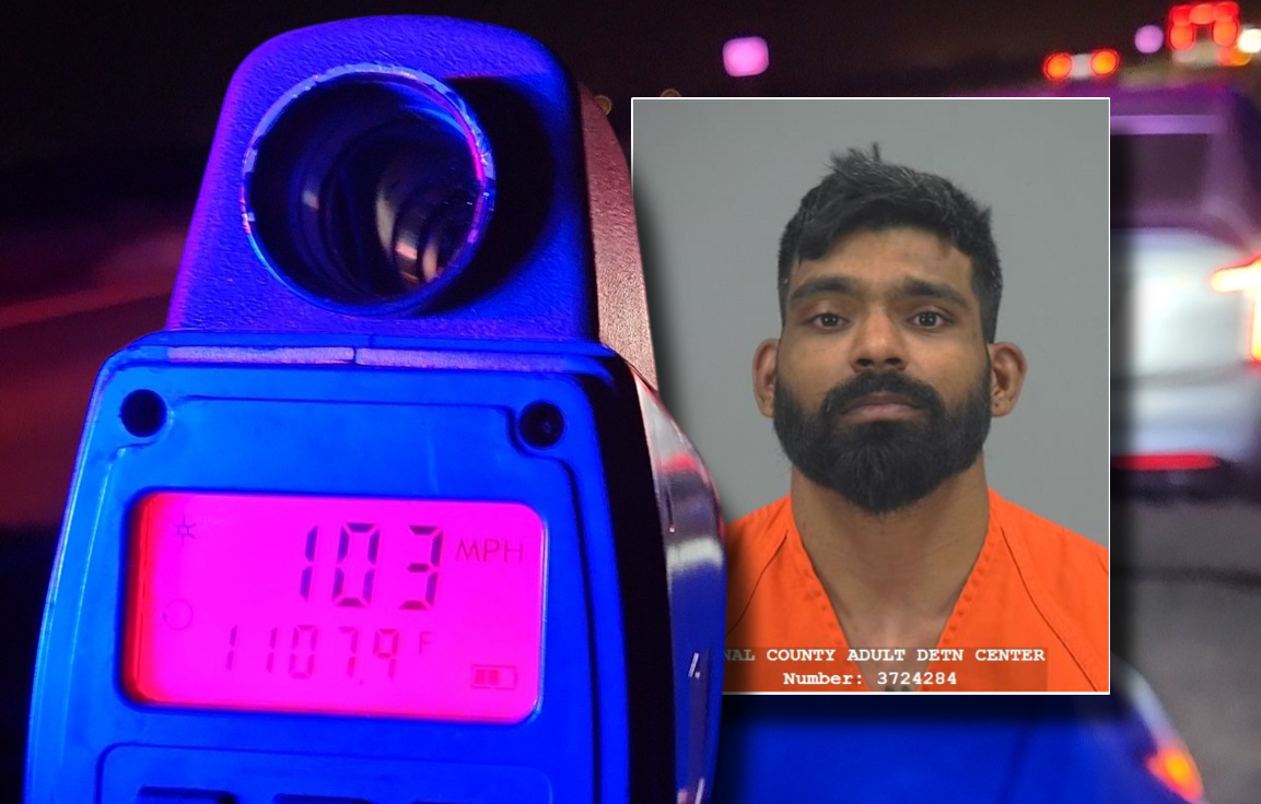 DPS identifies Maricopa driver arrested after 103-mph SR 347 stop